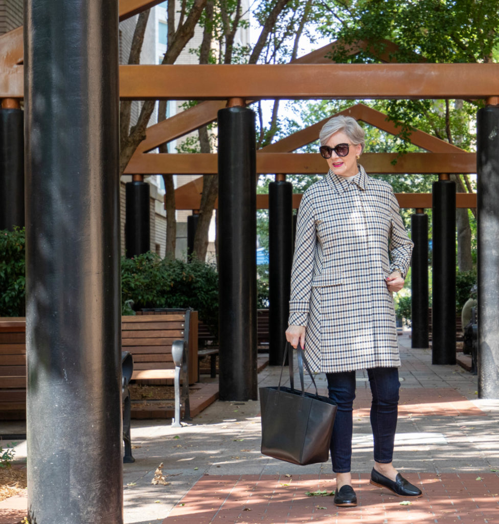 Self expression through style and preppy plaid fall fashion