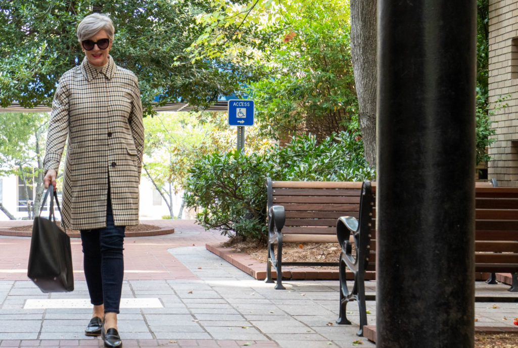 Self expression through style and preppy plaid fall fashion