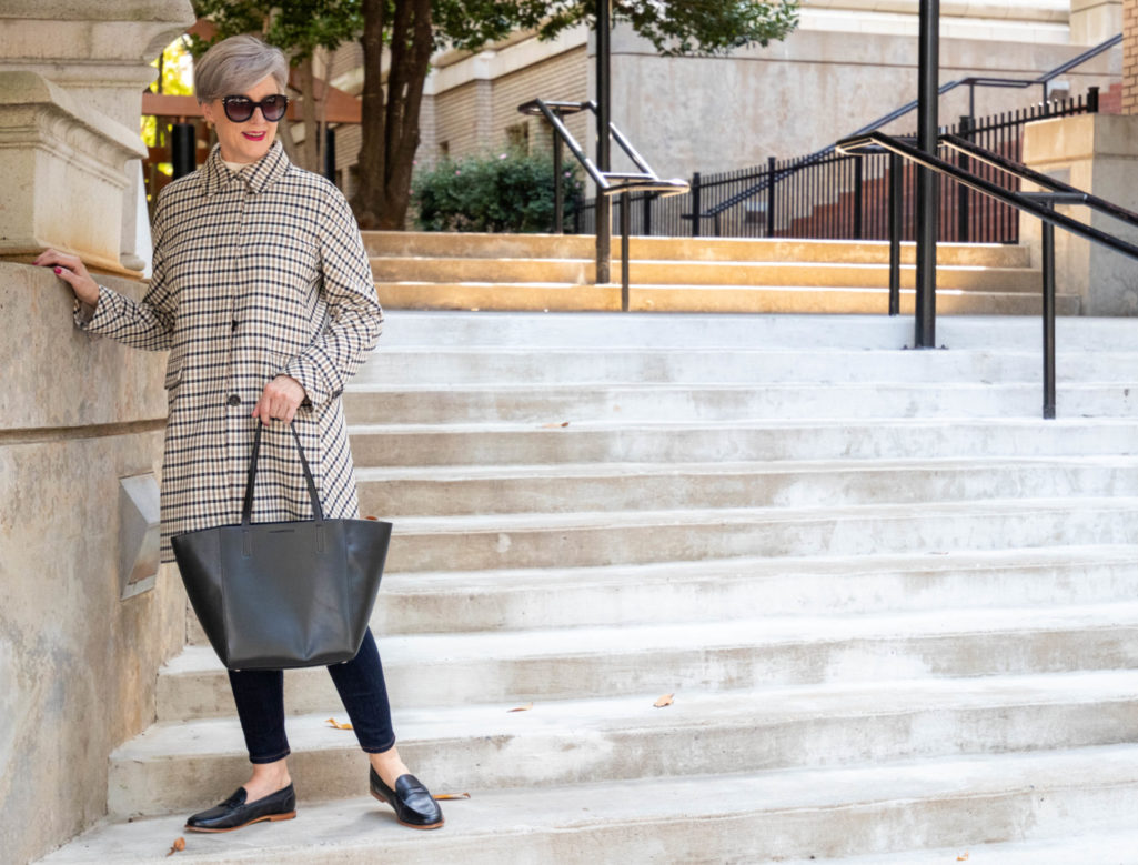 Self expression through style and preppy plaid fall fashion