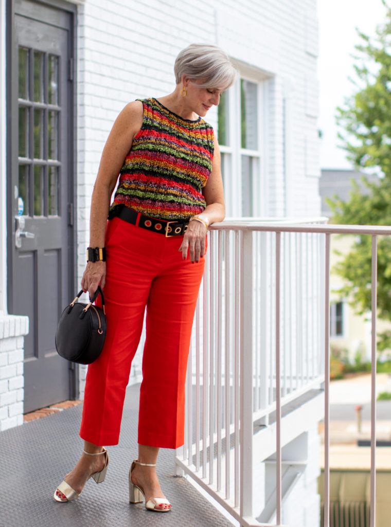 Wear bold and bright colors to celebrate the last light of summer