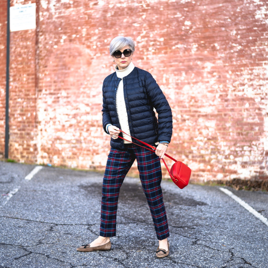 how to wear plaid after the holidays - Style at a Certain Age