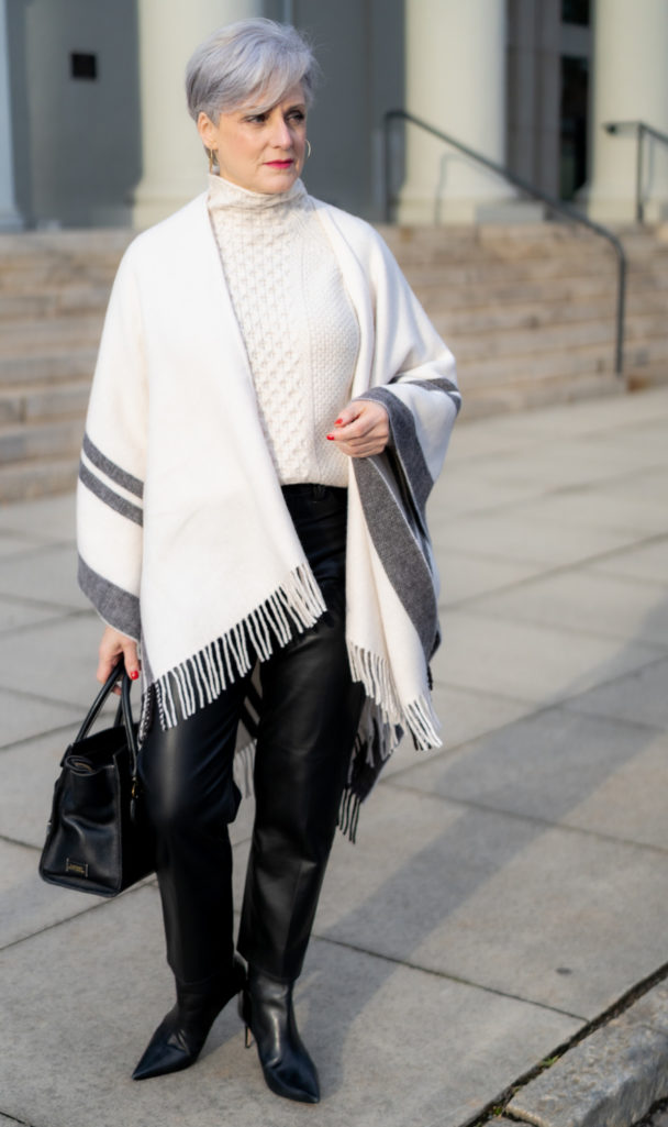 How to Elegantly Style a Poncho