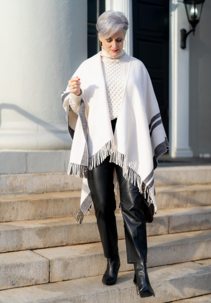 How to Elegantly Style a Poncho