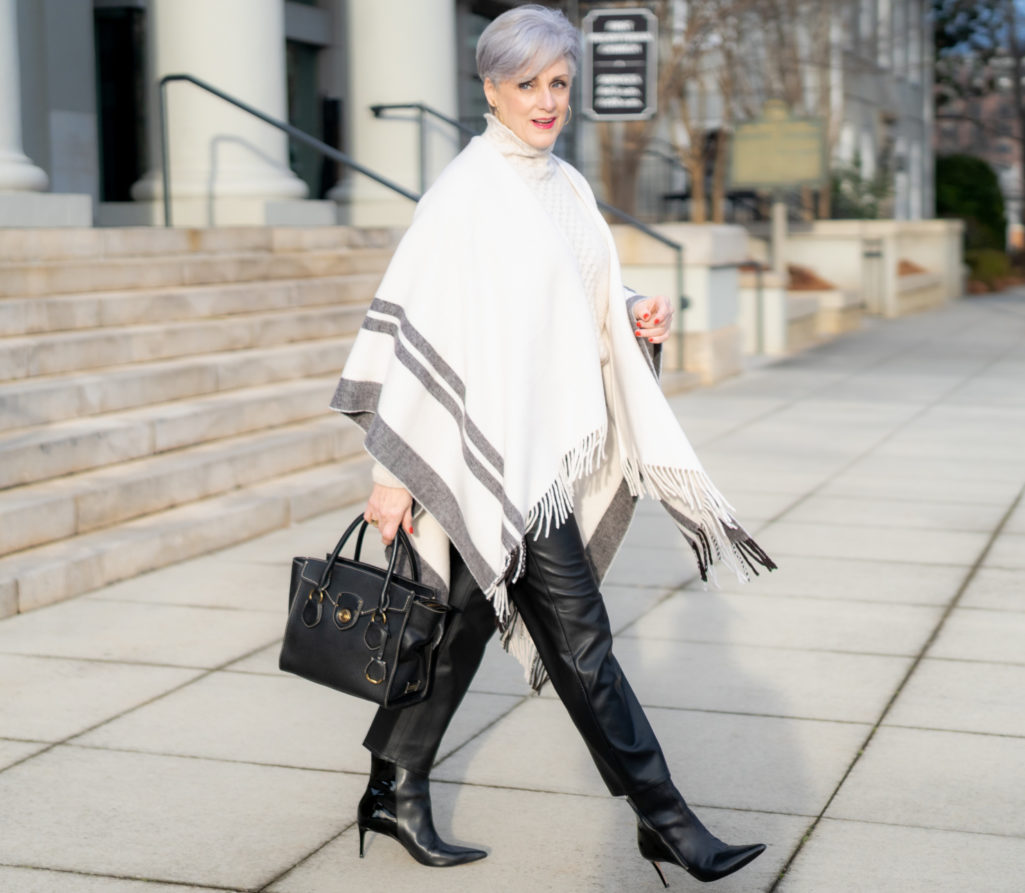 How to Elegantly Style a Poncho