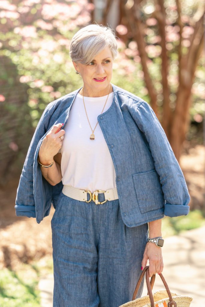 Oversized Eileen Fisher Suit Is Perfect For Around Town or Vacation