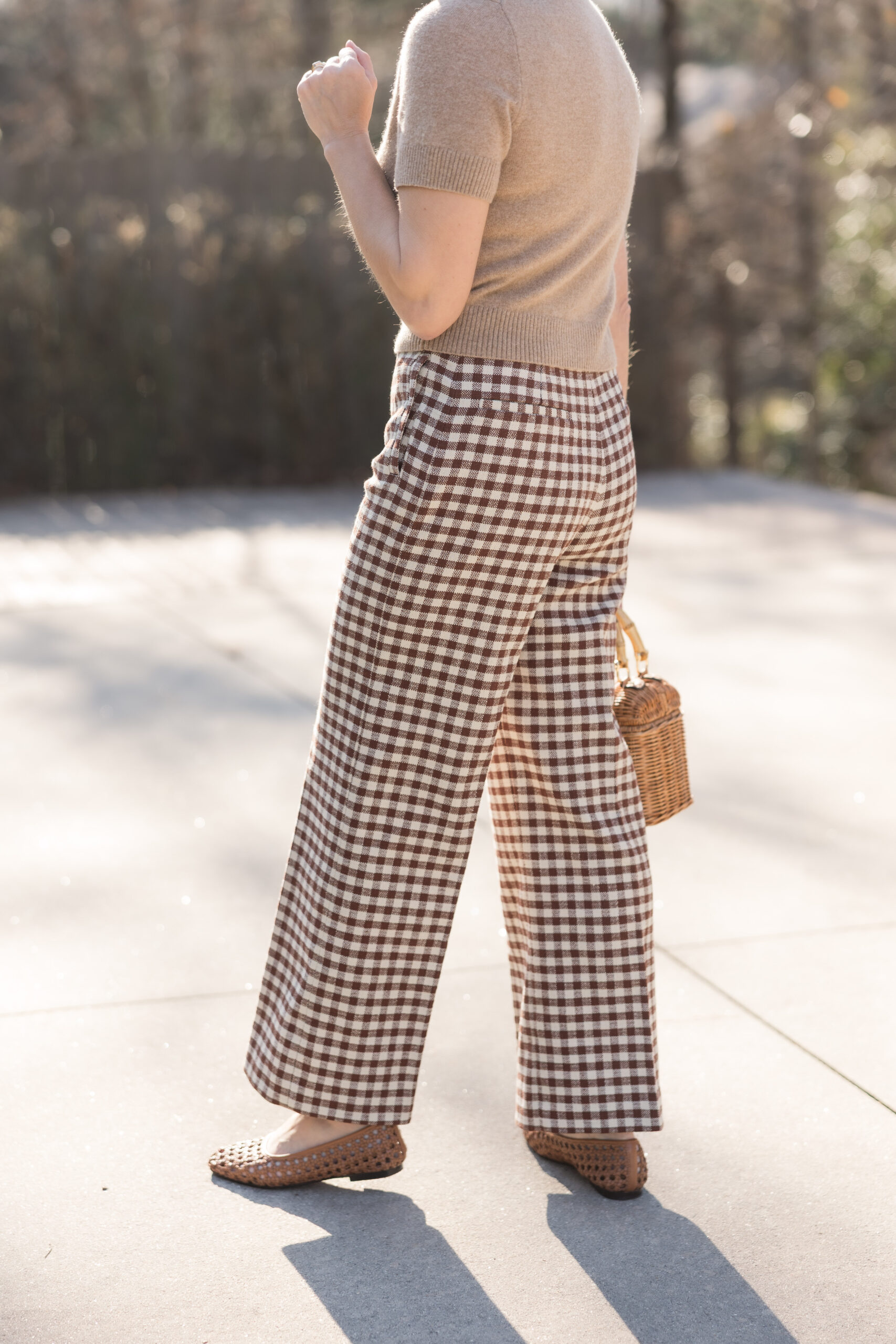 Gingham Trousers: Vintage Style Meets Modern Chic