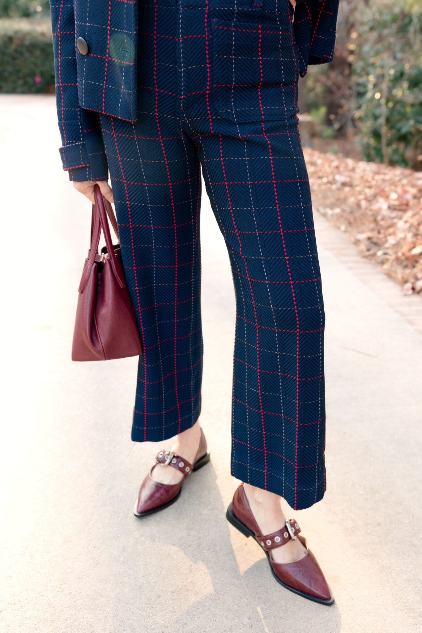 Maeve Colette Plaid Pants & Blazer: Petite Suit Review