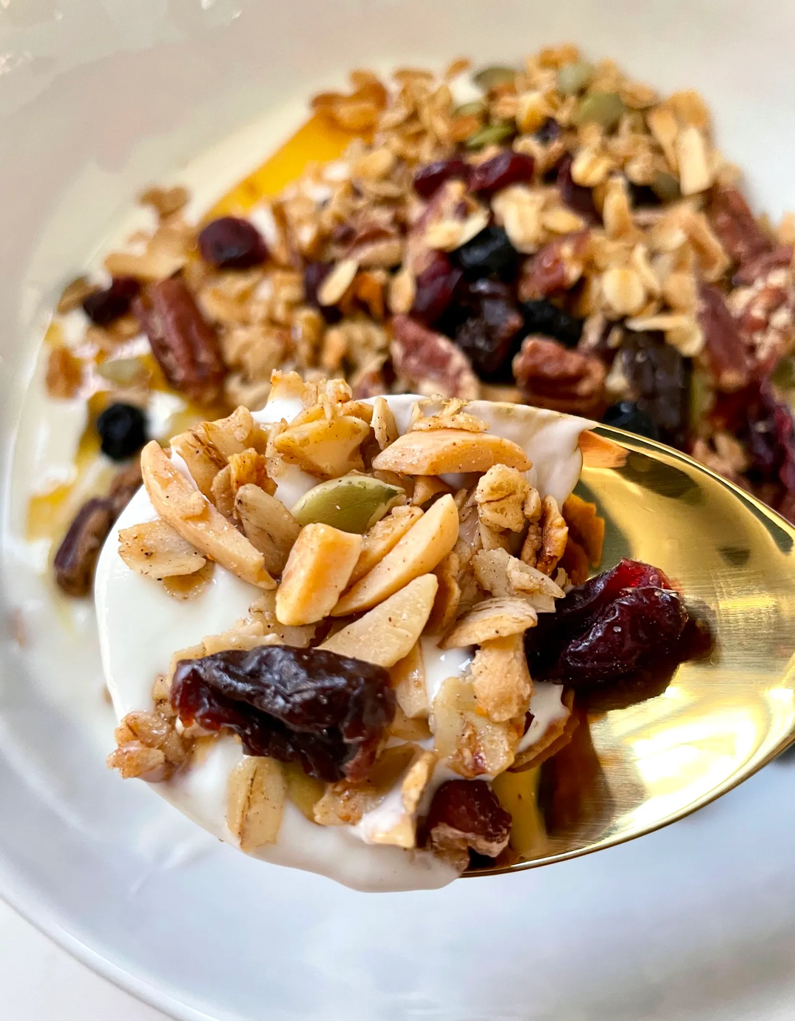 Healthy Homemade Granola with Fruit and Nuts | Kelly's Kitchen